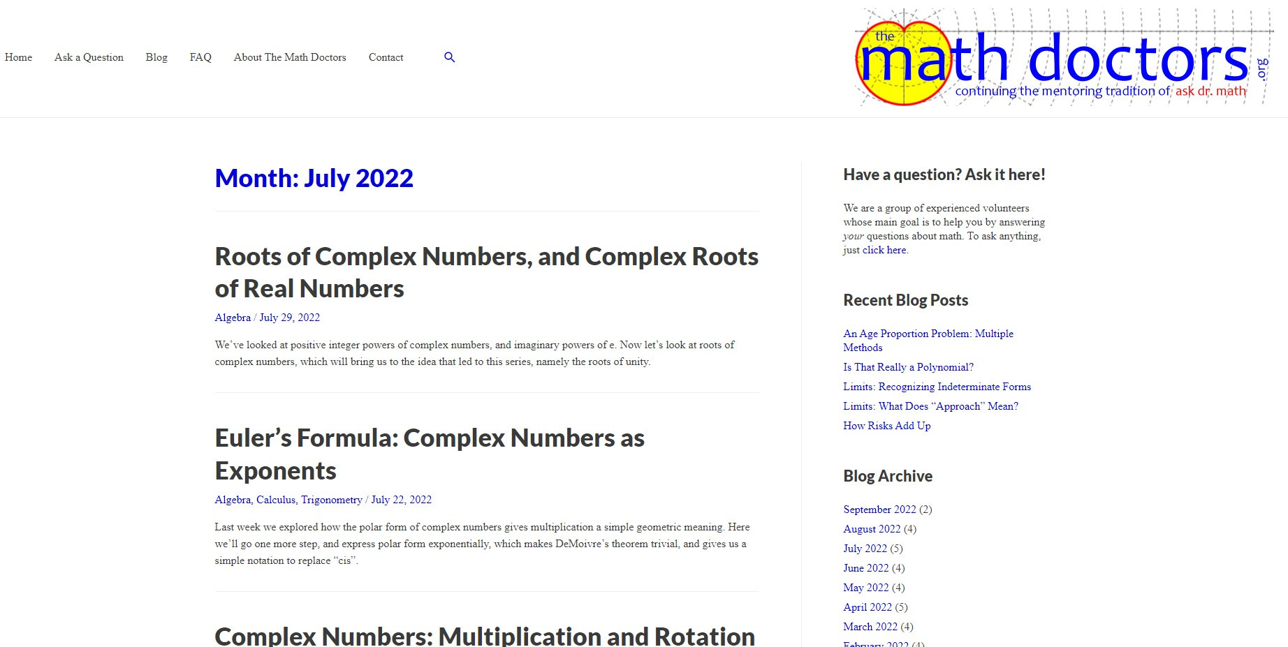 The Math Doctors | Homework & Study - LearningReviews