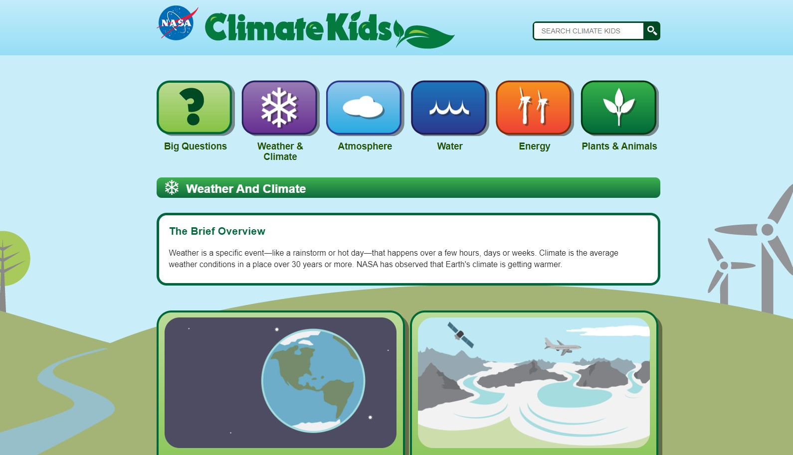 Climate Kids | Weather - LearningReviews