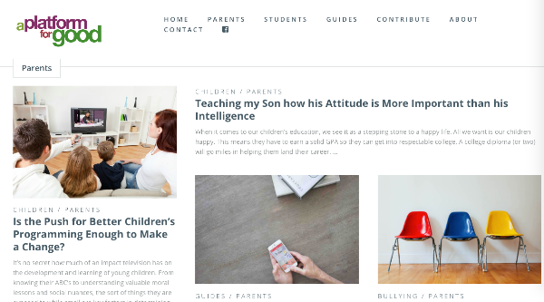 A Platform for Good | Parenting Skills - LearningReviews