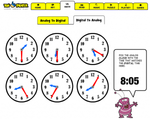 Toy Theater Clock | Telling Time - LearningReviews