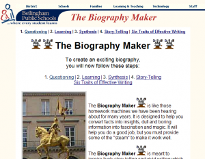 Biography Maker | Writing - LearningReviews