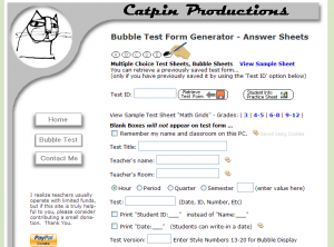 Catpin Bubble Test Generator | Testing Tools - LearningReviews