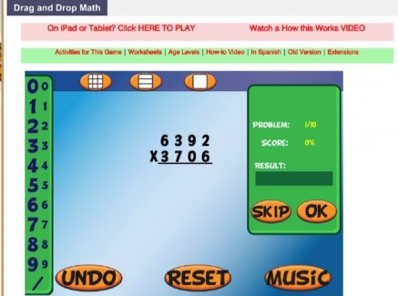 Mr Nussbaum Math Games - Review of K-8 Math Skills Interactives