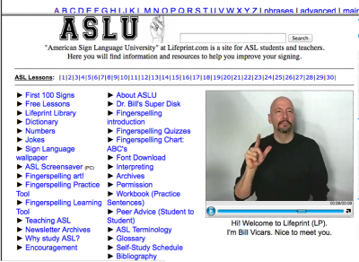 ASLU American Sign Language University | Hearing Impaired - LearningReviews