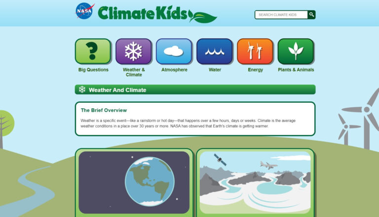 Climate Kids - Reviews of K-12 Websites & Apps